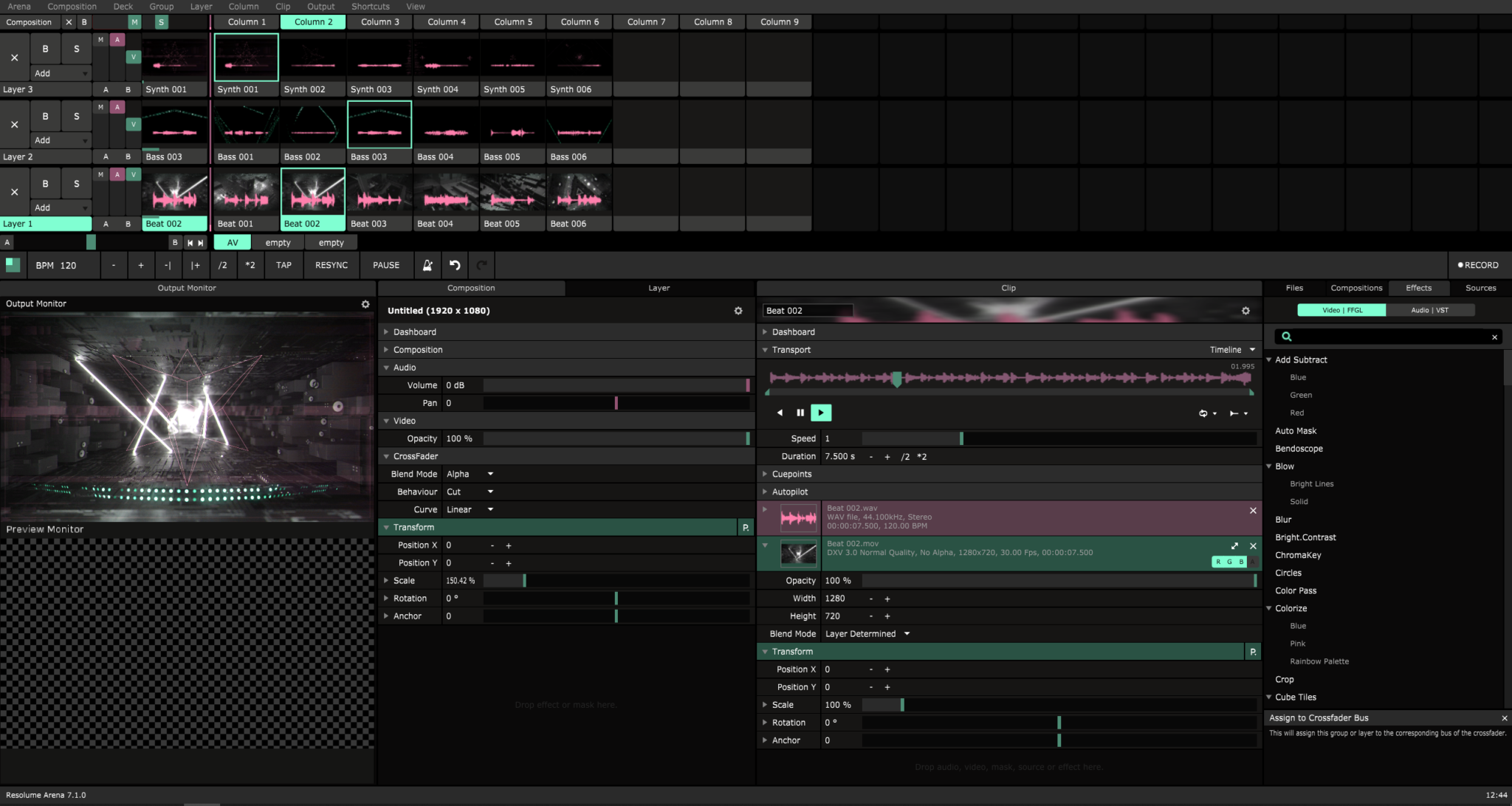 Resolume Arena 7.23.2 rev 51094 with Crack